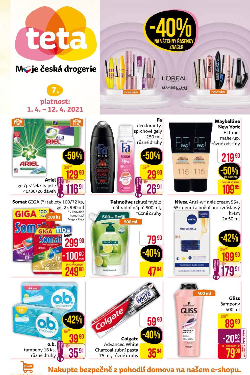 Teta drogerie leták strana 1 Teta drogerie