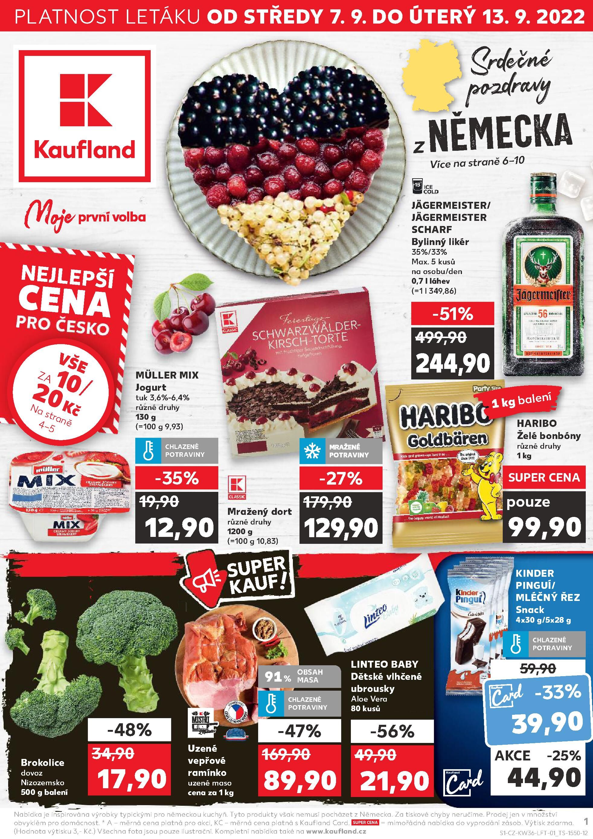 Kaufland leták - Srdečné pozdravy z Německa strana 1 Kaufland