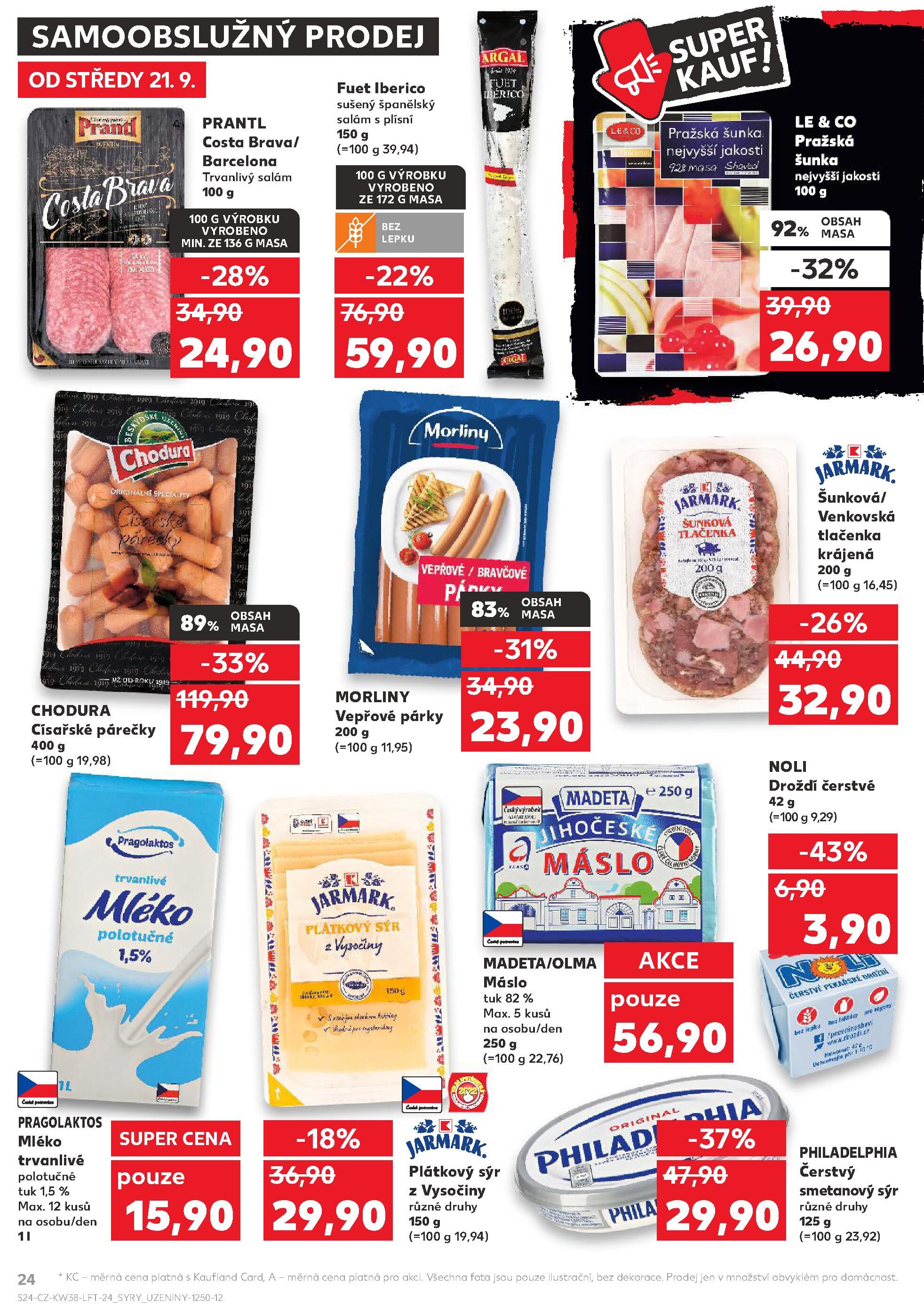Kaufland leták - Nakupujte chytře s Kaufland card strana 24 Kaufland