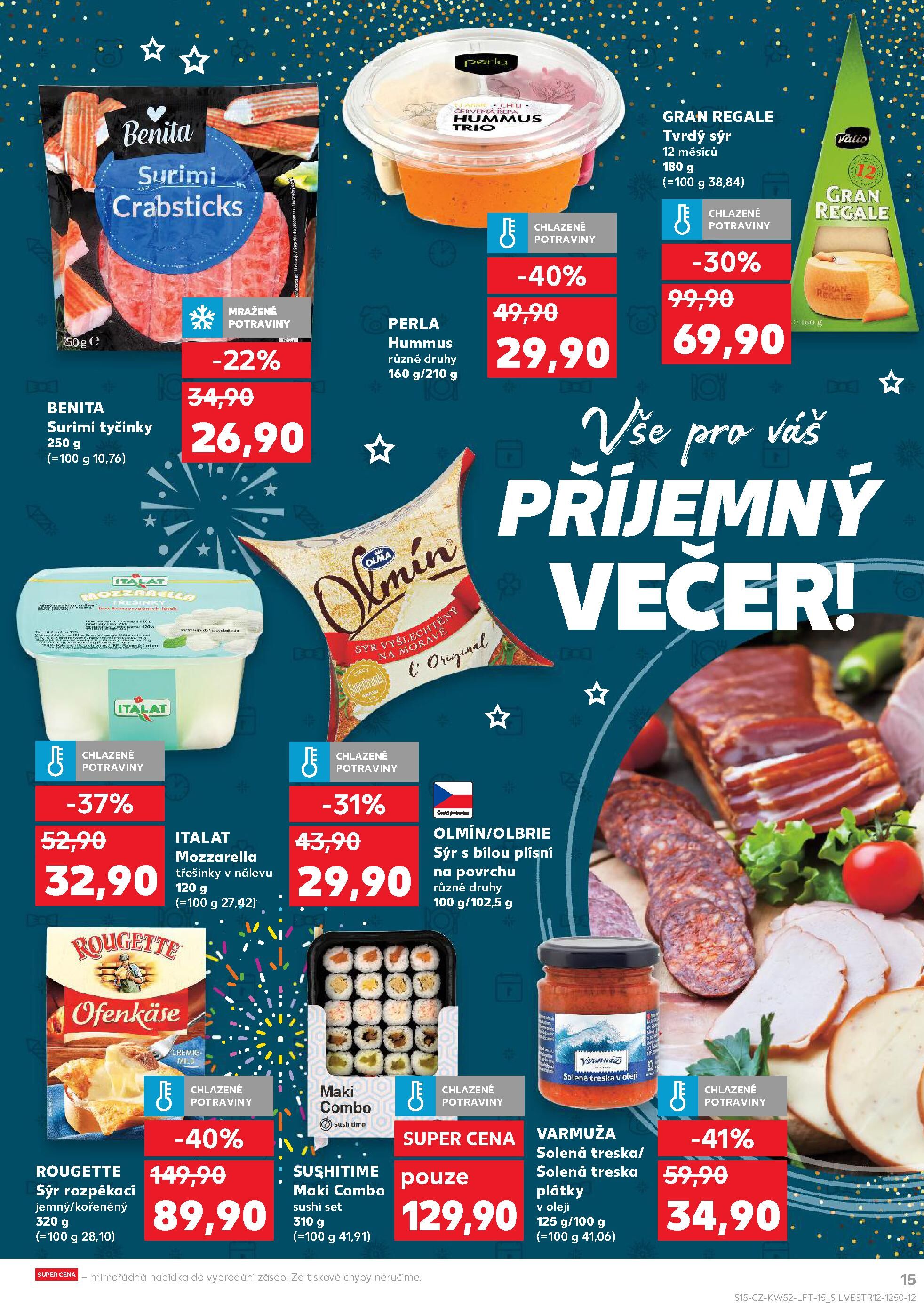 Kaufland leták - Šťastný nový rok 2023 celý leták Kaufland