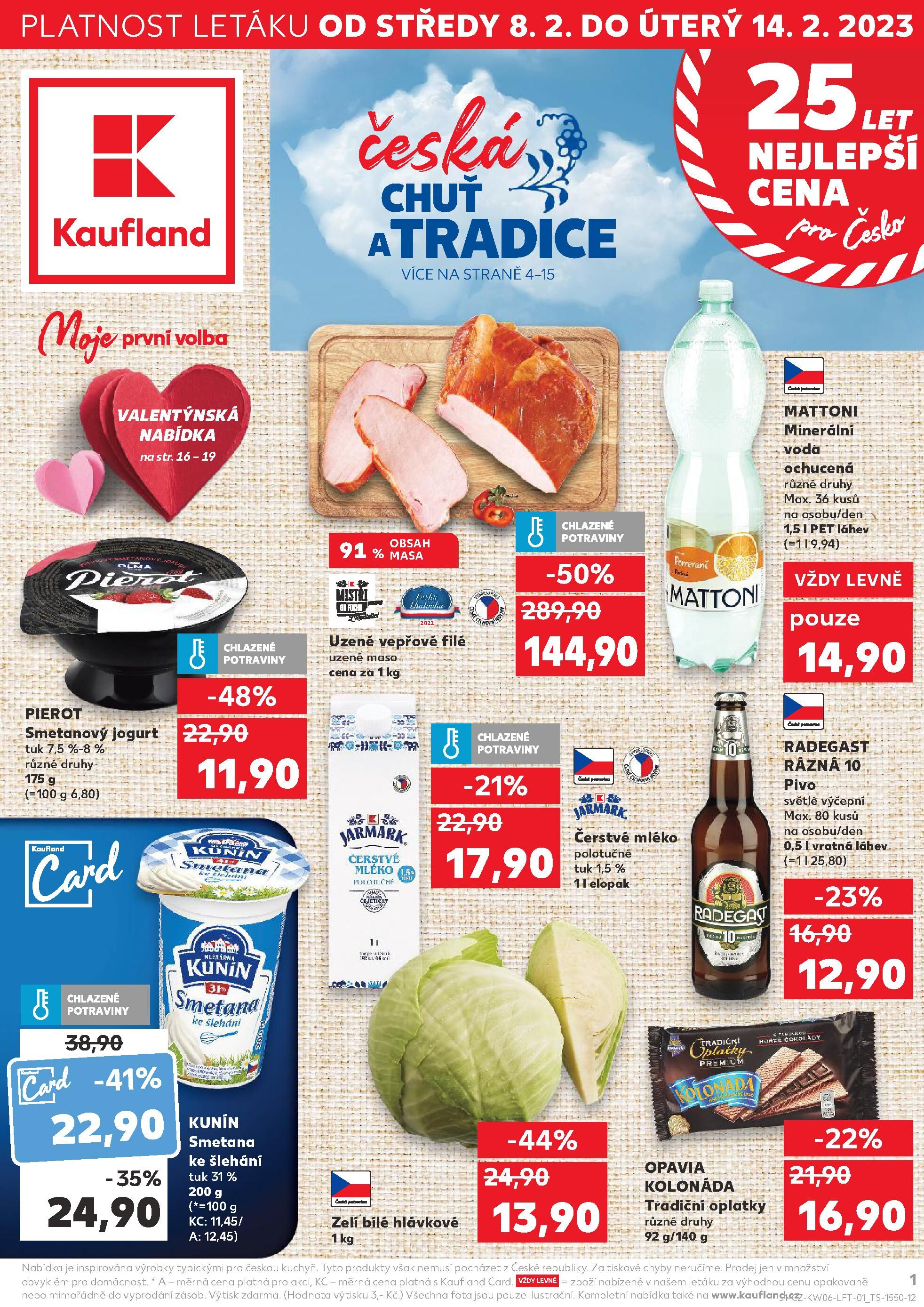 Kaufland leták - Česká chuť a tradice strana 1 Kaufland